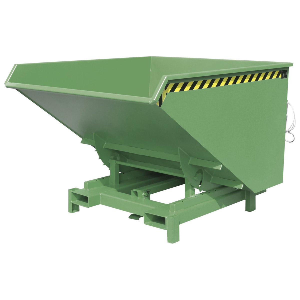 BAUER Südlohn Schwerlast-Kippbehälter Typ SK 2100 RAL 6011 Resedagrün ...