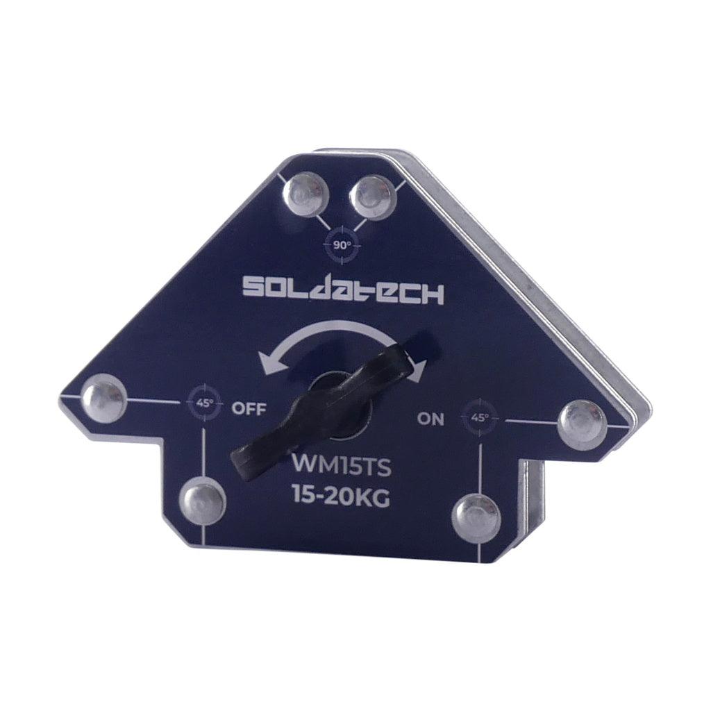 SOLDATECH Schaltbarer Schweißmagnet 15 - 20kg - Pfeil-Schweißmagnet ...