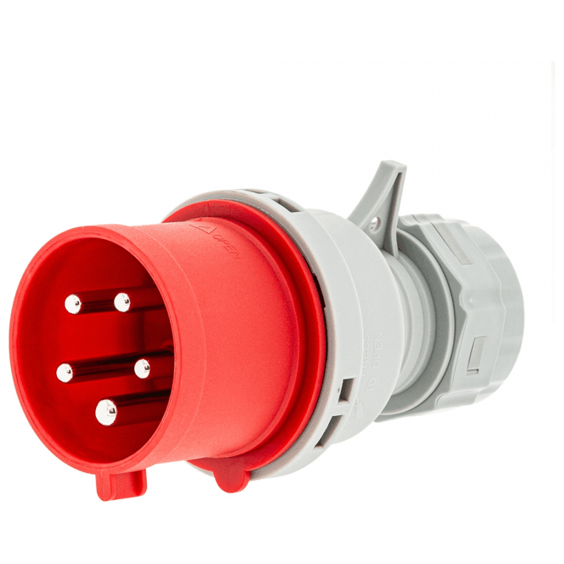 Fluxon CEE Stecker - 5 polig 32A 400V - mit Phasenwender - IP44 — Tools.de TP Profishop GmbH