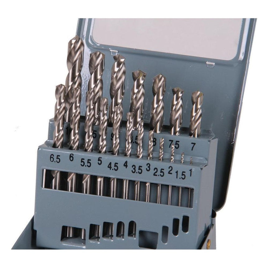 XPTools Bohrersatz 19 Teile DIN338 / Bohrer Set für Bohrmaschine / 135